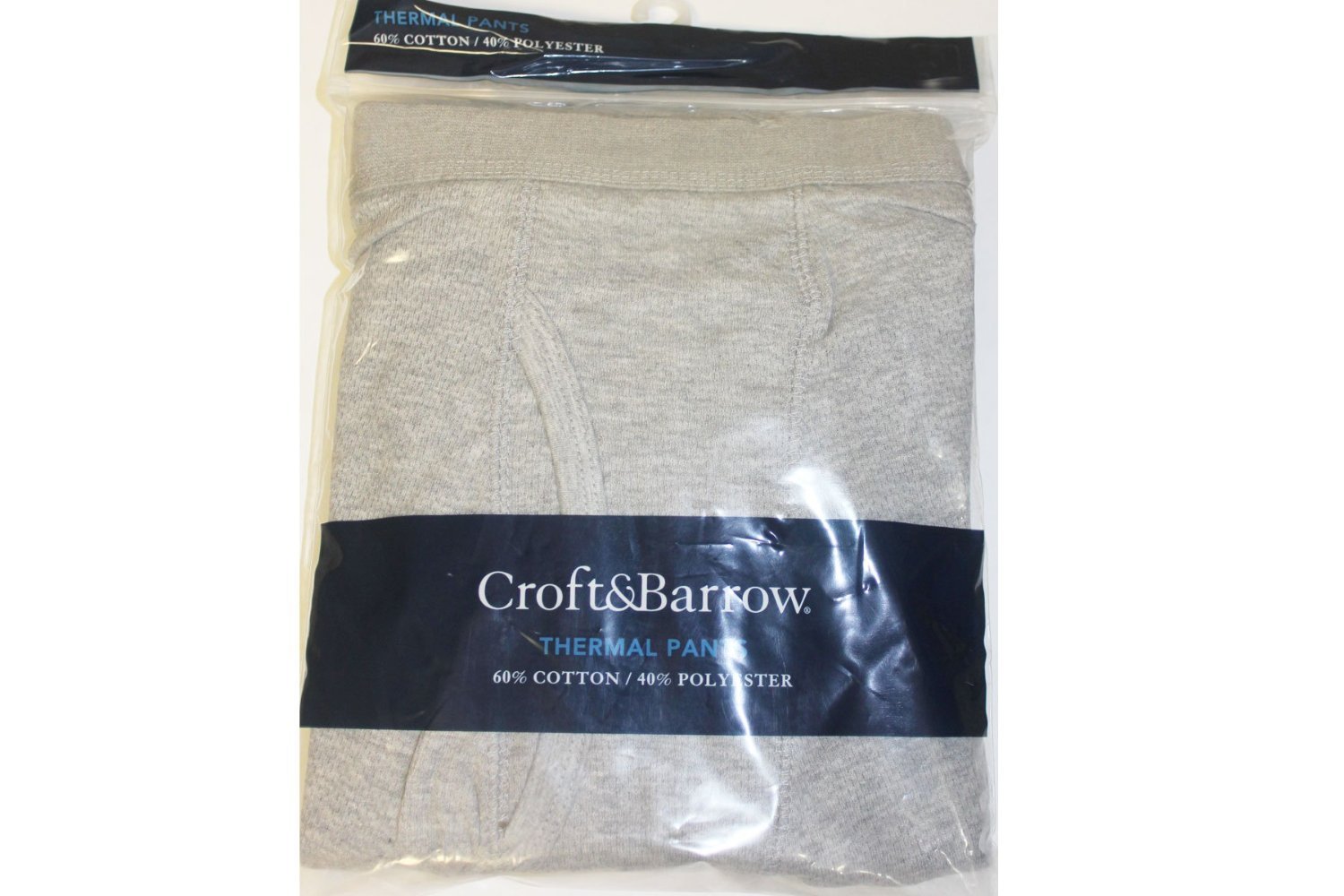 Croft And Barrow Solid Thermal Long John Underwear Pants Ebay
